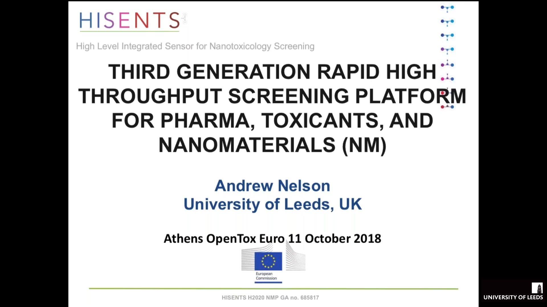 Third Generation Rapid High Throughput Screening Platform | OpenTox